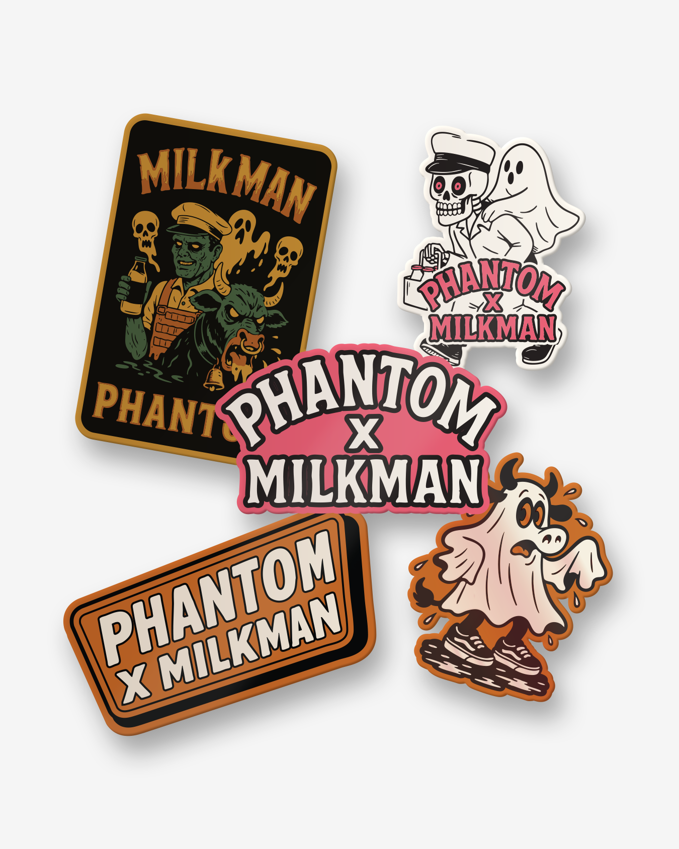 Phantom x Milkman Sticker Pack – Milkman Gun Lubricant